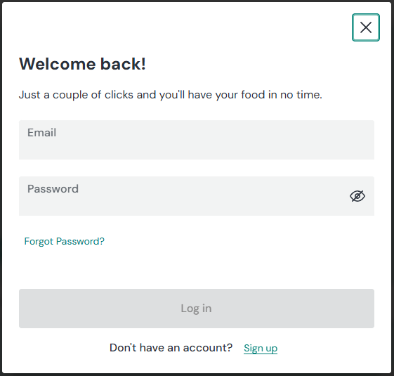 Password reset – Boost