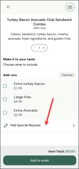 Special requests – Boost