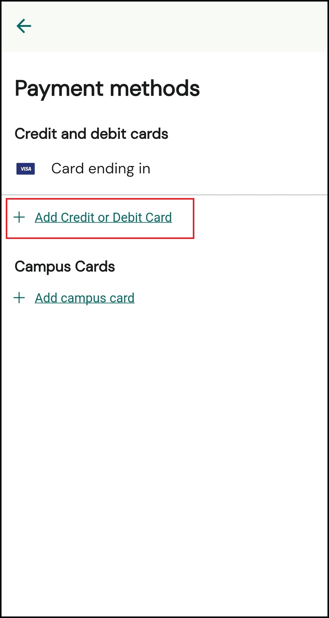 How to add a credit card or debit card – Boost